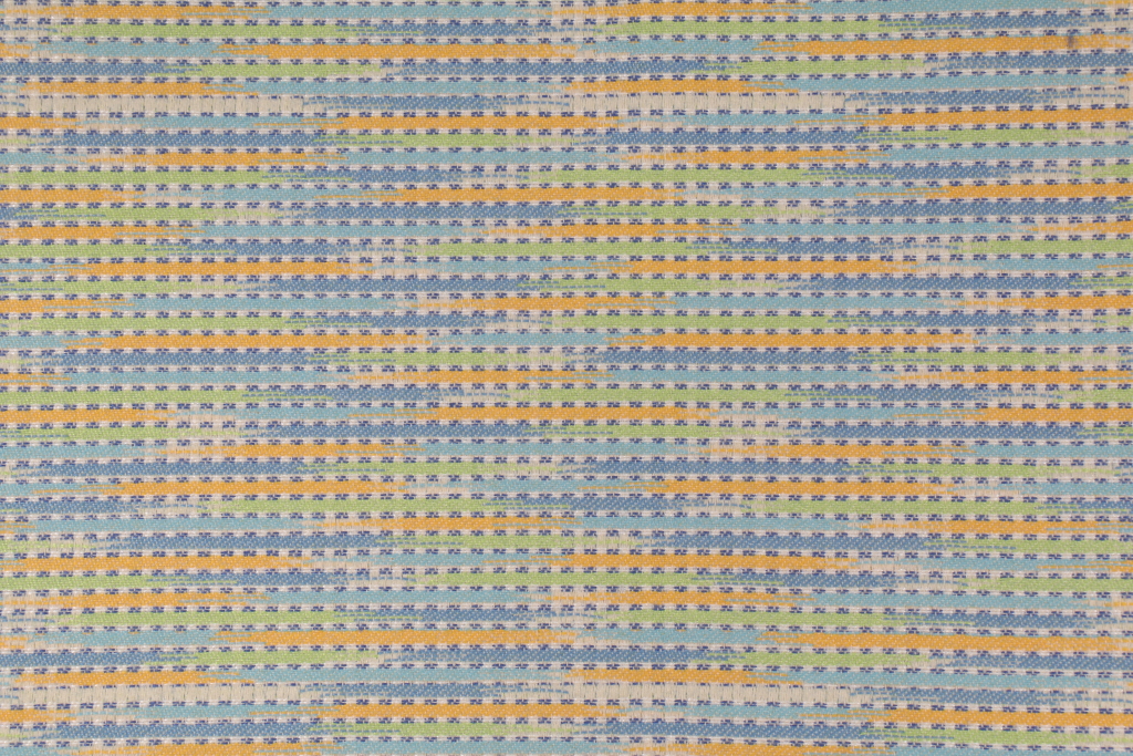 Covington Reggae Stripe Woven Outdoor Fabric in 512 Capri Blue
