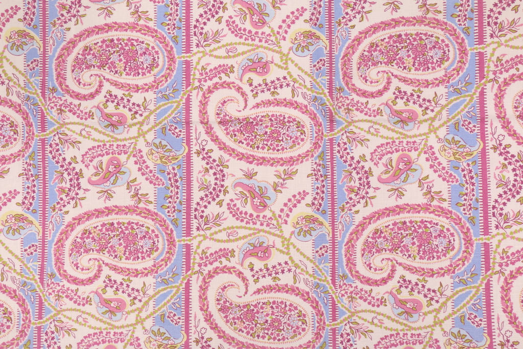 2 Yards Charlotte Moss Paisley Printed Drapery Fabric in Multi by Fabricut