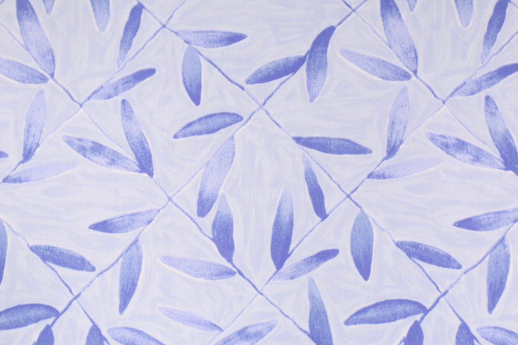 0.63 Yards Robert Allen Leora Printed Polyester Outdoor Fabric in Waterfall