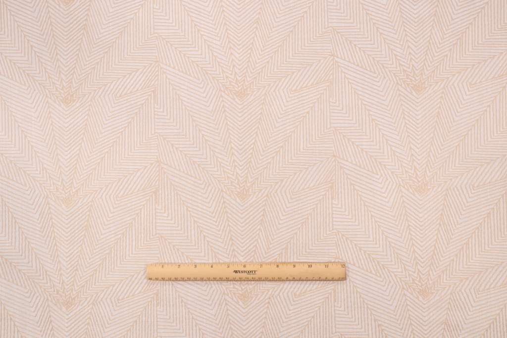 PK Lifestyles To The Point Emb Woven Embroidered Drapery Fabric in Haystack