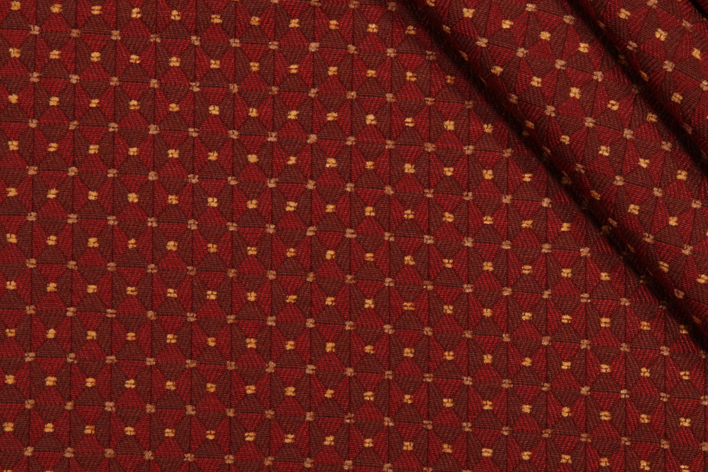 6.25 Yards Merrimac M7838 Woven Upholstery Fabric in Merlot