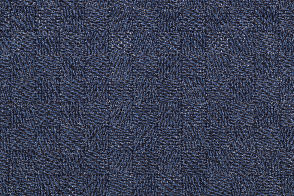 3.5 Yards Reed Woven Raffia Outdoor Pouf Fabric in Midnight