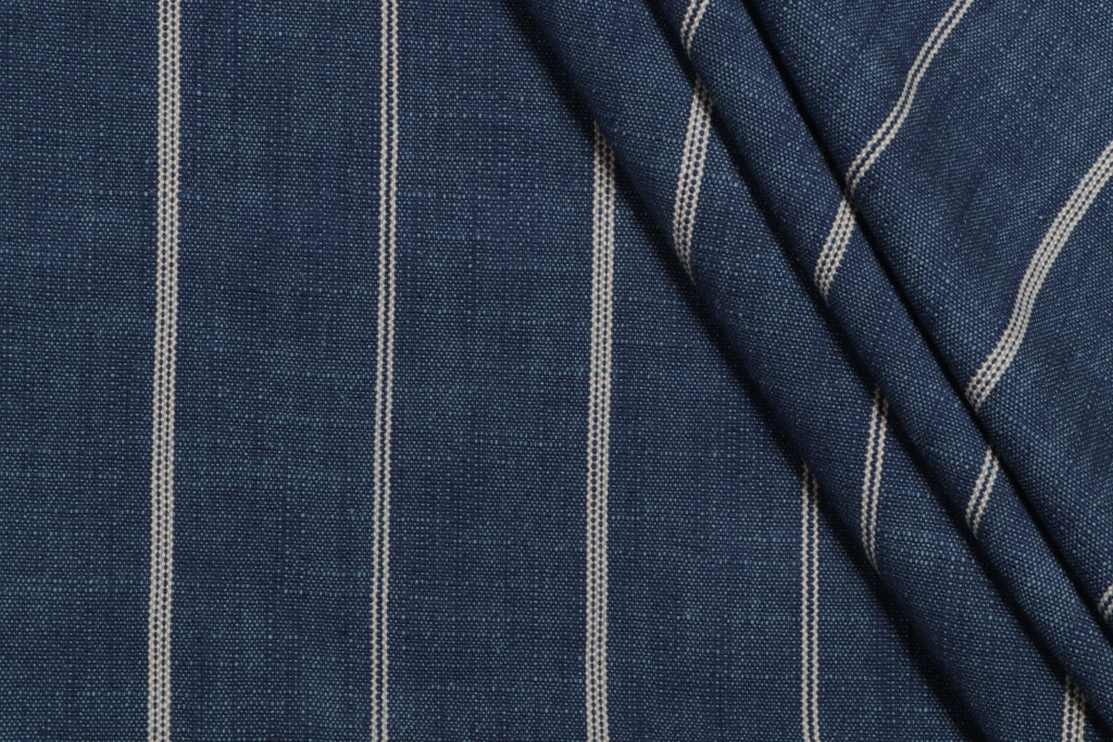 2.25 Yards Richloom Fritz Woven Upholstery Fabric in Indigo