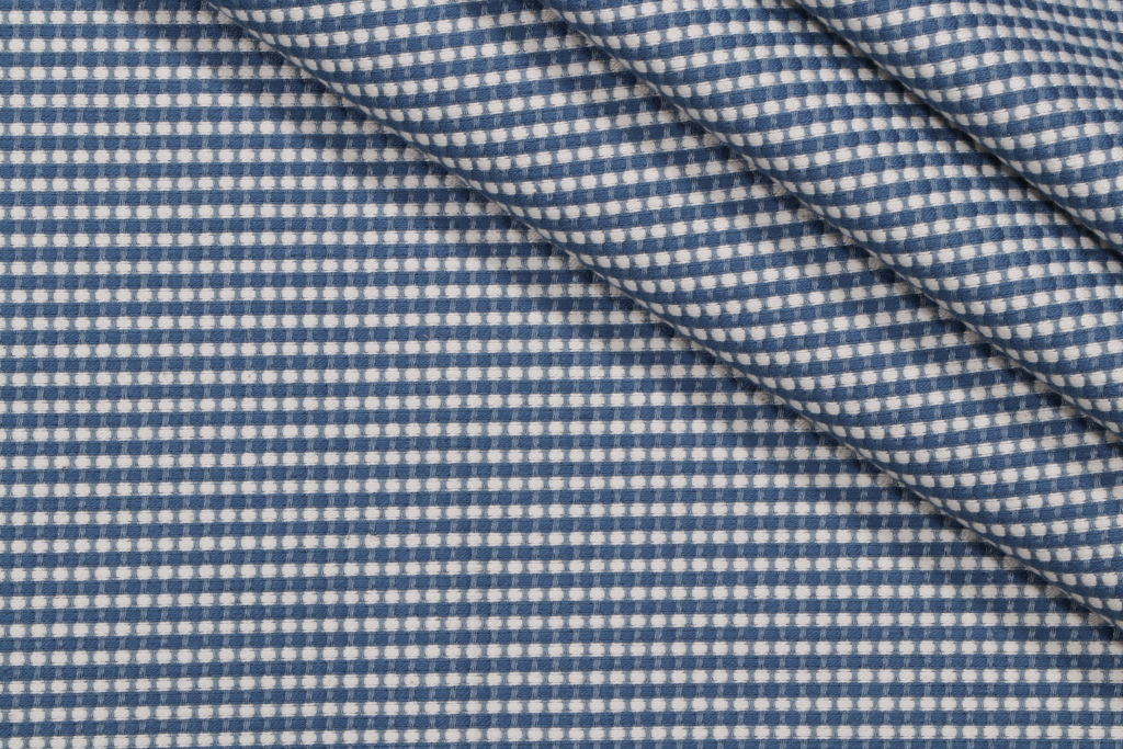 1.88 Yards Thibaut Notting Hill F7320 Woven Upholstery Fabric in Blue