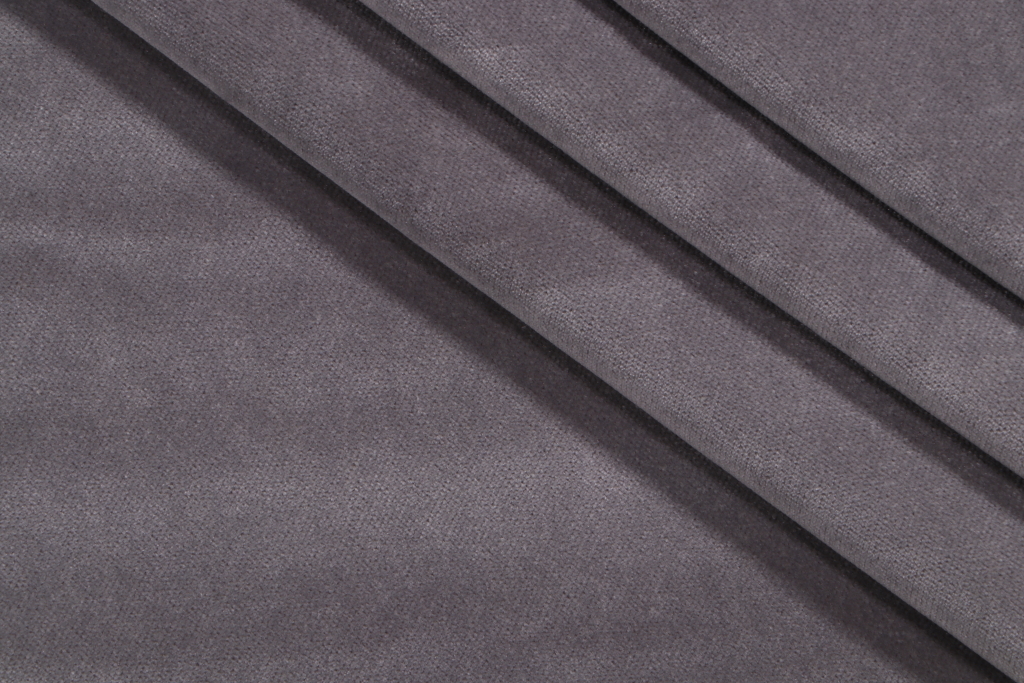 4 Yards Banks Velvet Upholstery Fabric in Slate