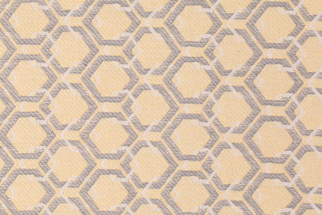 3.6 Yards Gum Tree Mars Upholstery Fabric in Butter