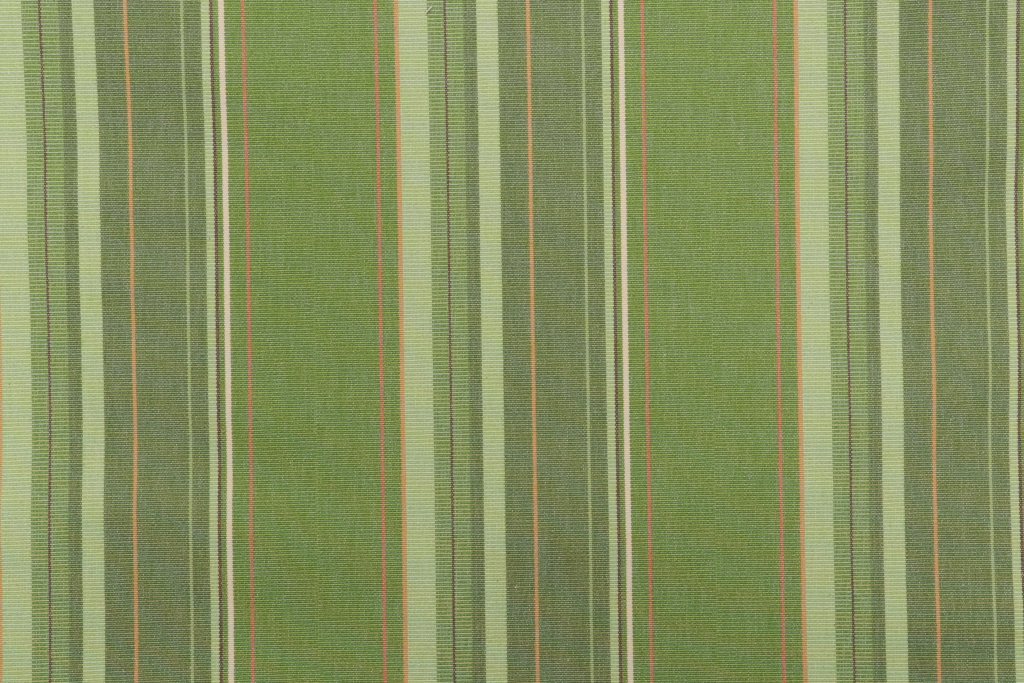 Morrison Stripe Woven Upholstery Fabric in Leaf
