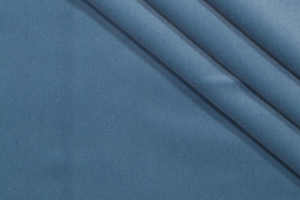 Kaufmann Taboo Velvet Upholstery Fabric in Pool