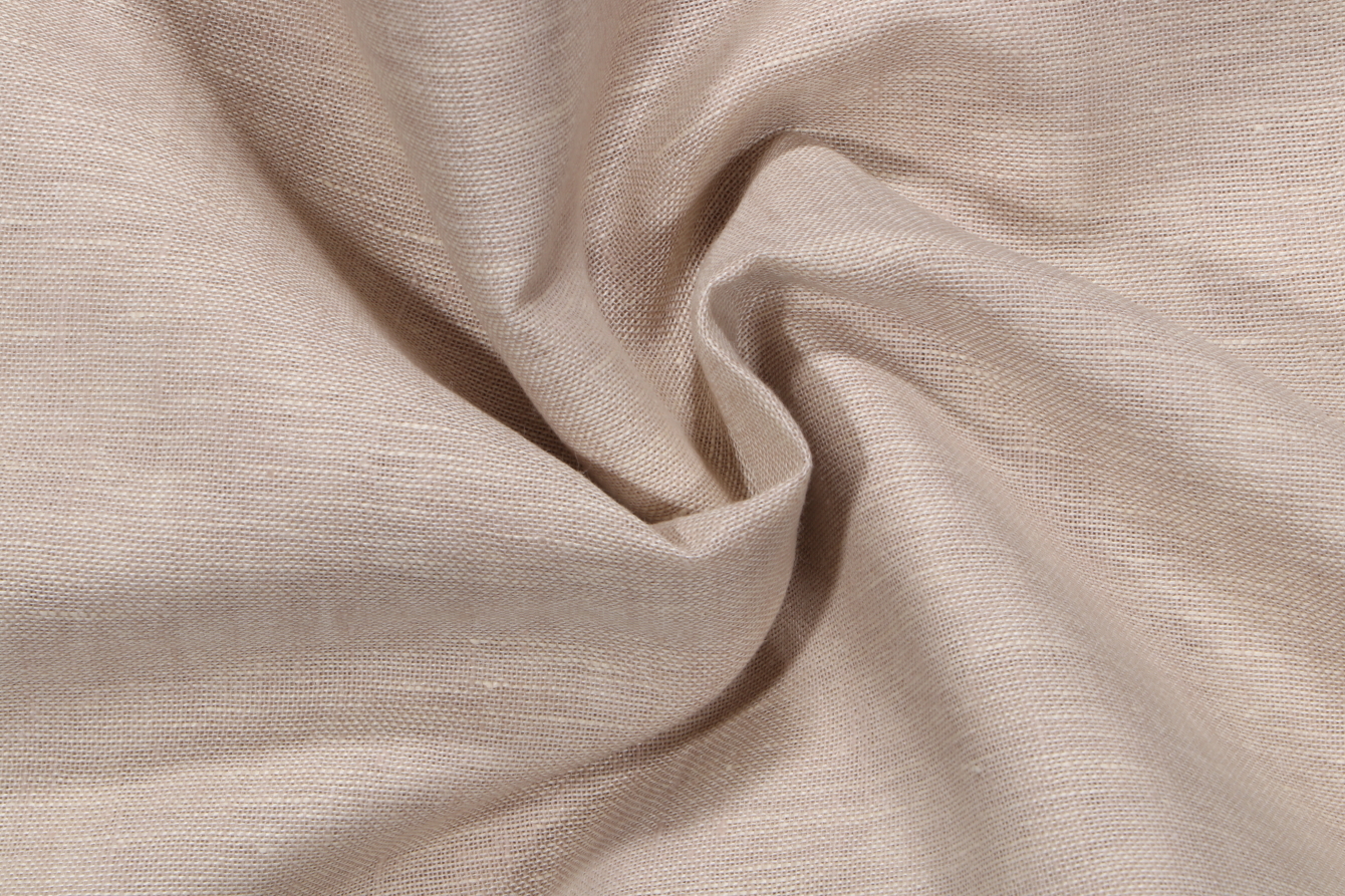 1.38 Yards Aura Semi-Sheer Drapery Fabric in Alabaster