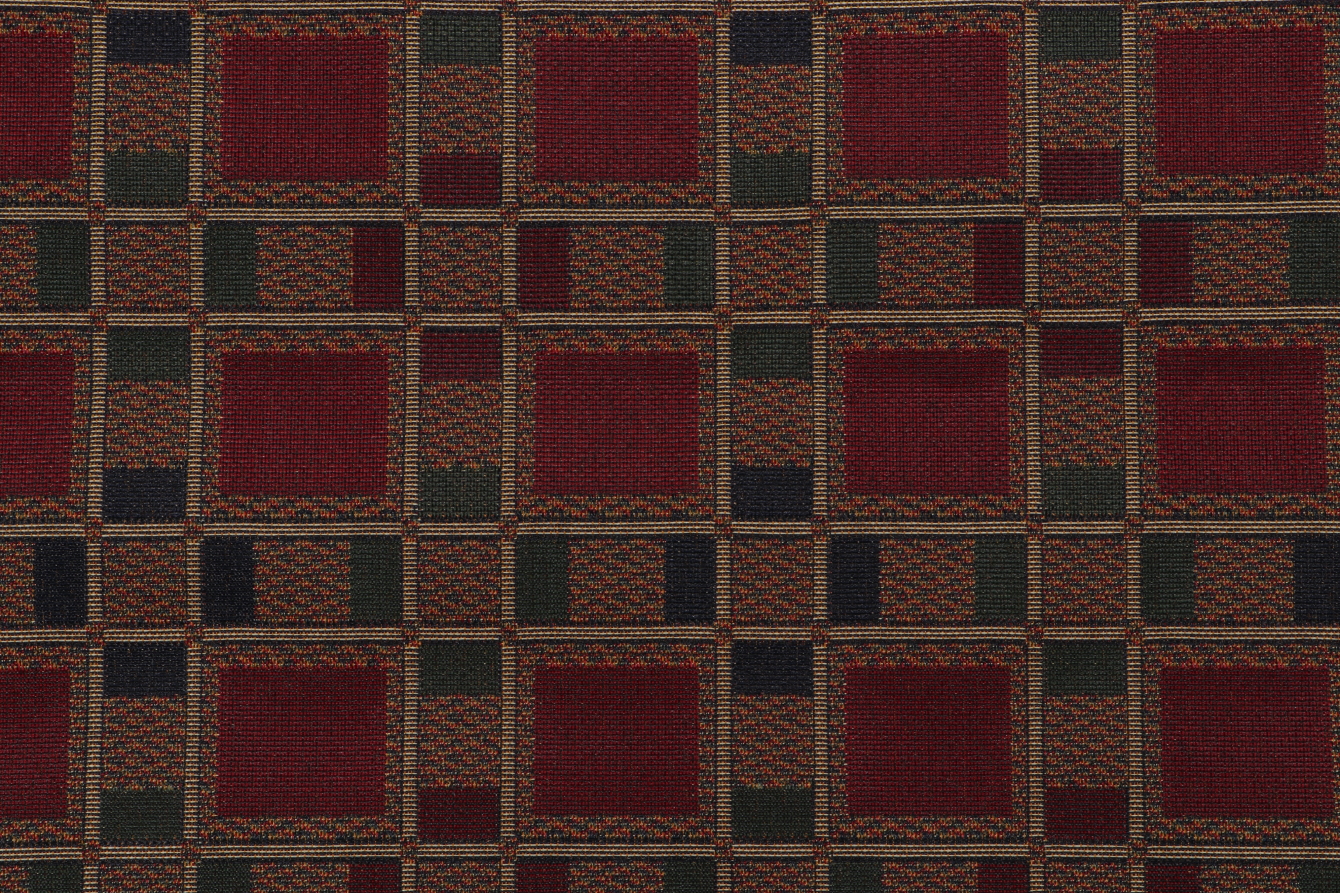1.63 Yards Robert Allen Metzinger Tapestry Upholstery Fabric in Cabernet