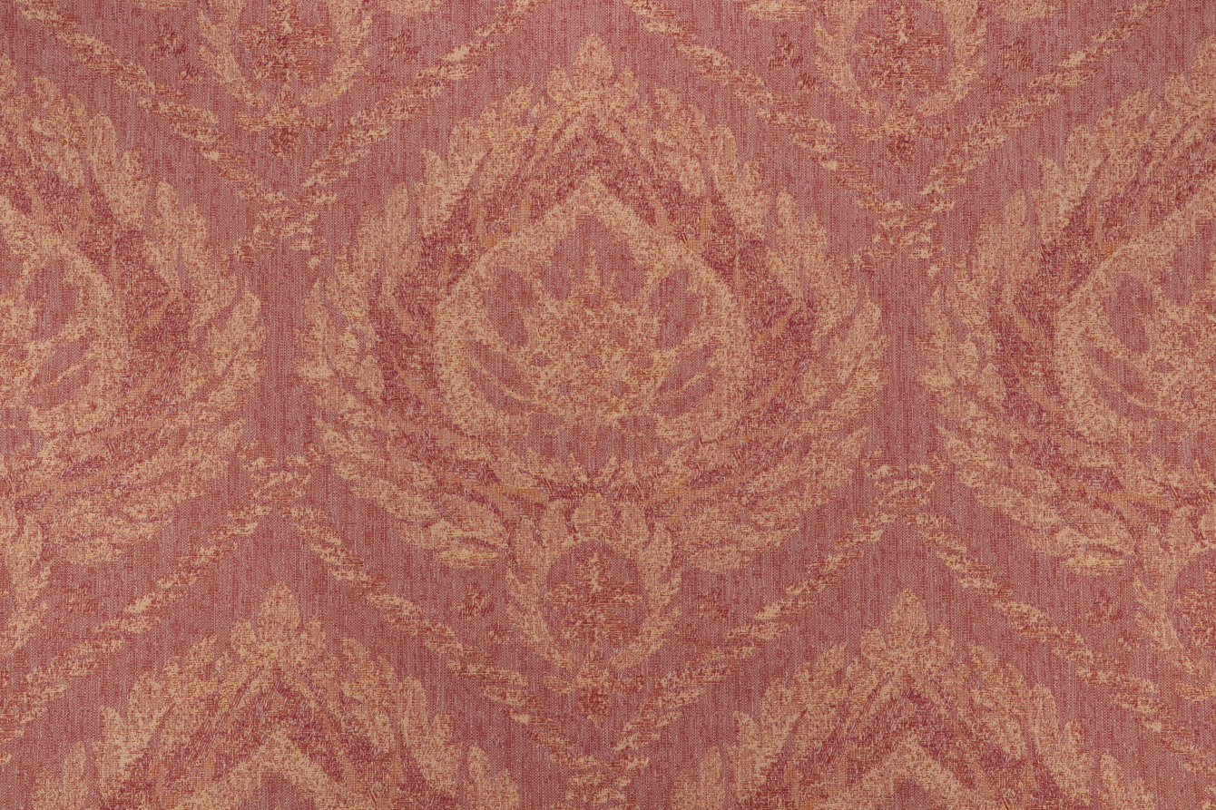 8 Yards Scalamandre Damask Upholstery Fabric in Sunset