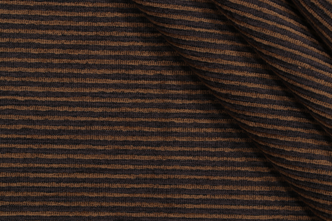 1.38 Yards Robert Allen Simko Woven Chenille Upholstery Fabric in Charcoal