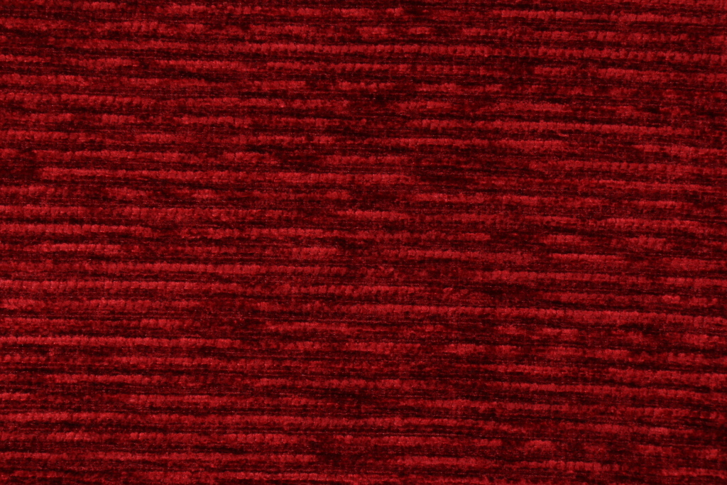 1.5 Yards Beacon Hill Stridently Chenille Upholstery Fabric In Scarlet