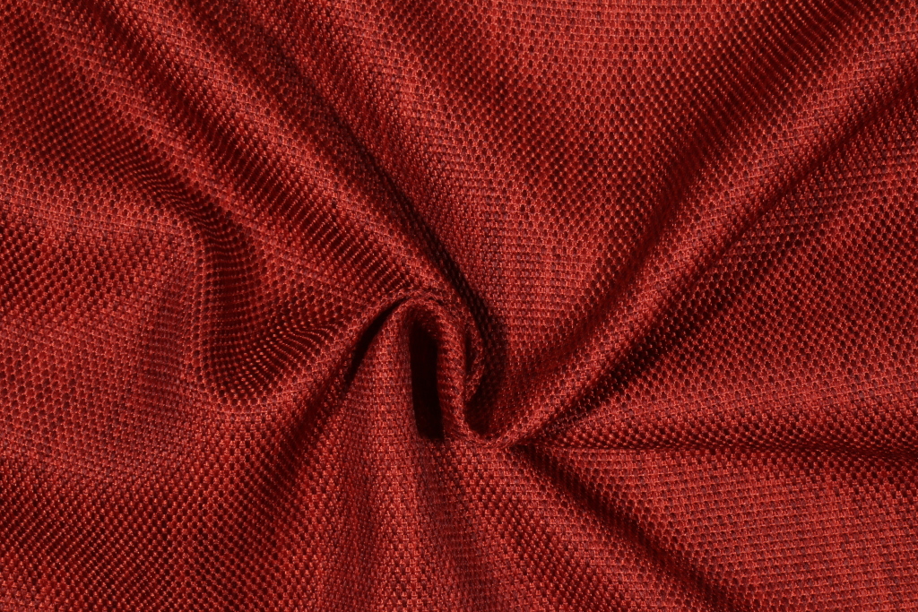 2 Yards Richloom Vail Woven Poly Decorator Fabric in Brick