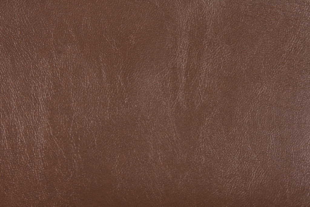 0.88 Yards Bonded Leather Upholstery Fabric in Taupe