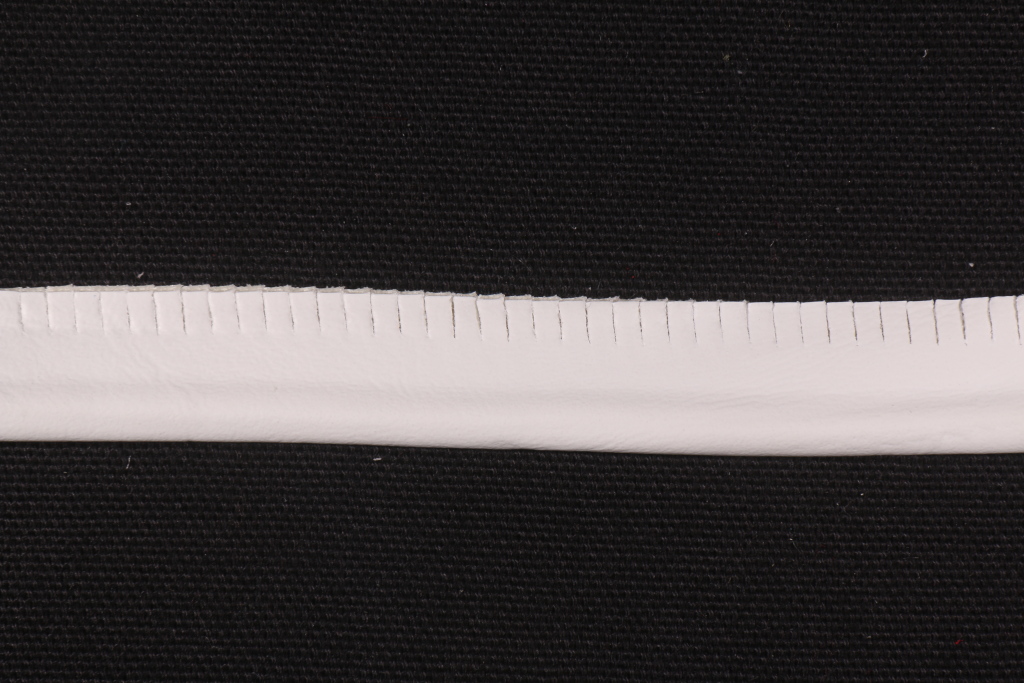 White 1/8 inch Marine Vinyl Covered Welt Cord Trim