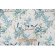 Covington Emilia Printed Cotton Drapery Fabric in 524-Mediterranean Blue