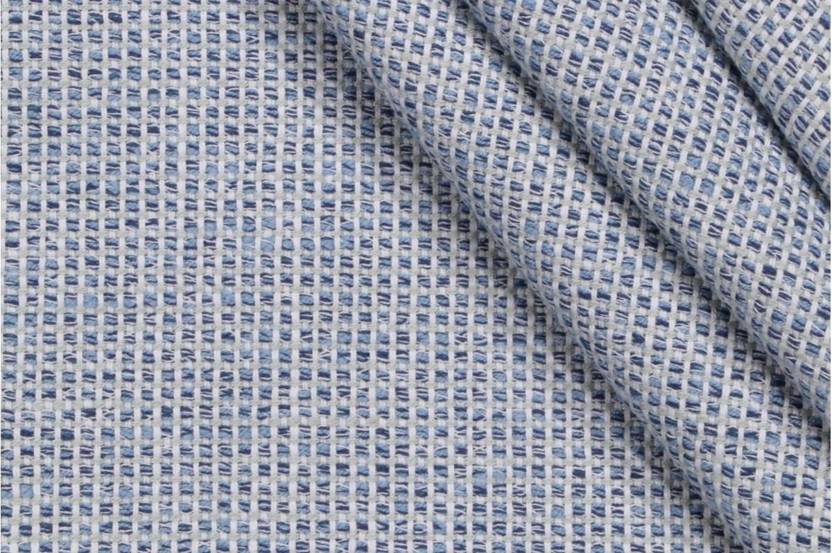 3 Yards Erica Shamrock Sidekick Woven Upholstery Fabric in Blueprint