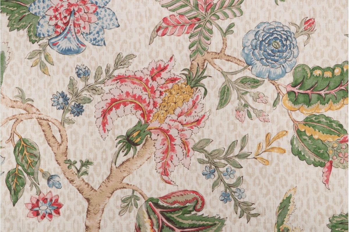 P Kaufmann Madura Printed Drapery Fabric in Bisque