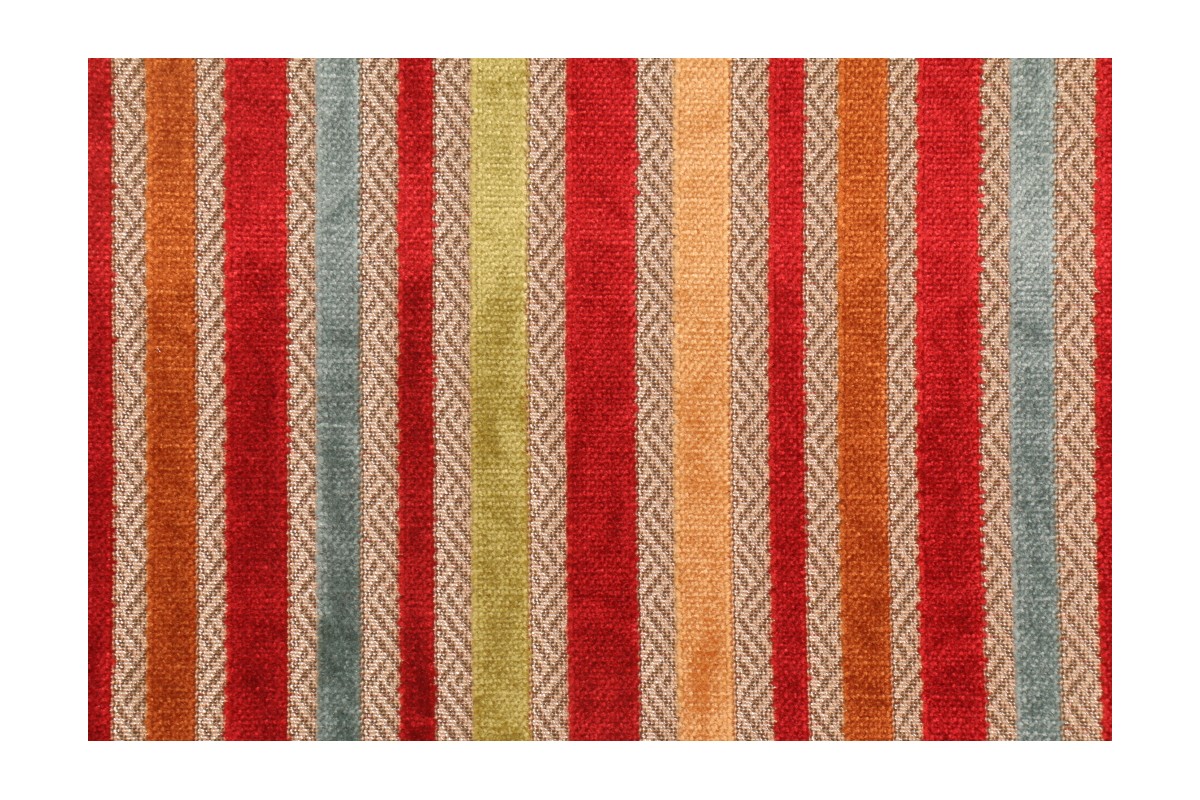 Hamilton Mexicali Velvet Upholstery Fabric in Sunset