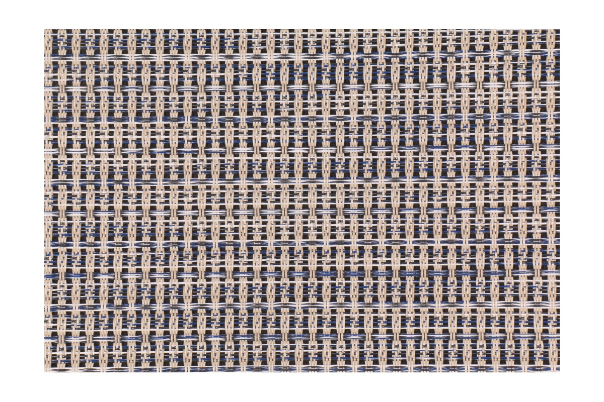 Phifertex Cortez Woven Vinyl Mesh Sling Chair Outdoor Fabric in Navy