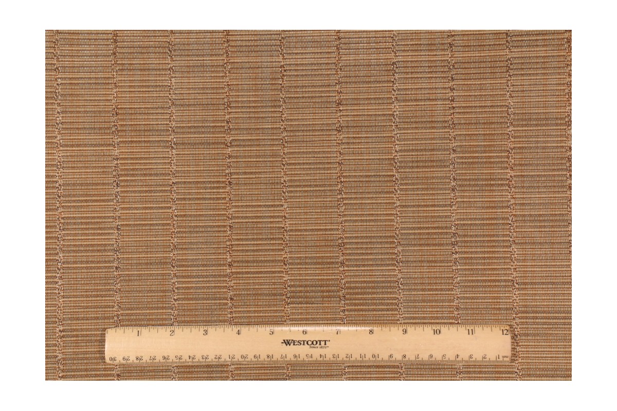 Phifertex Raffia Woven Vinyl Mesh Sling Chair Outdoor Fabric in Pecan