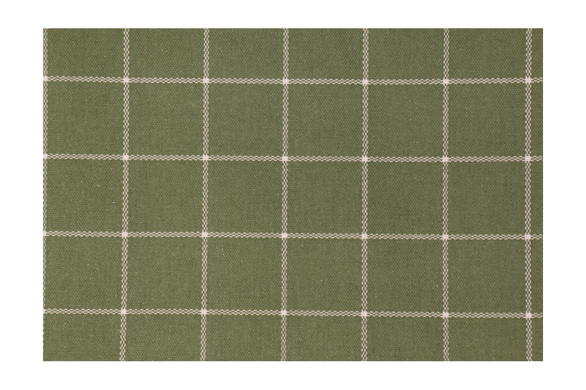 5 Yards Waverly Window Plaid Printed Cotton Drapery Fabric in Green