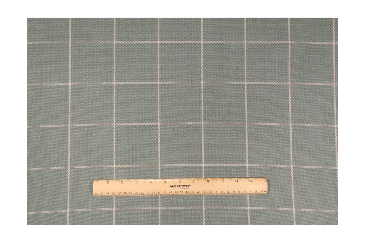 Window Pane Plaid Upholstery Fabric in Grotto