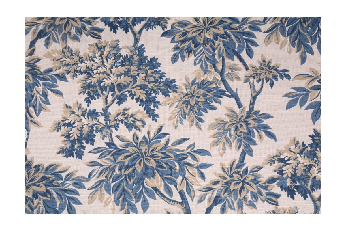 0.5 Yards Robert Allen Sylvan Toile Printed Cotton Drapery Fabric in ...