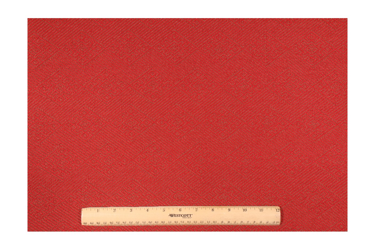 5.7 Yards Woven Upholstery Fabric in Salsa