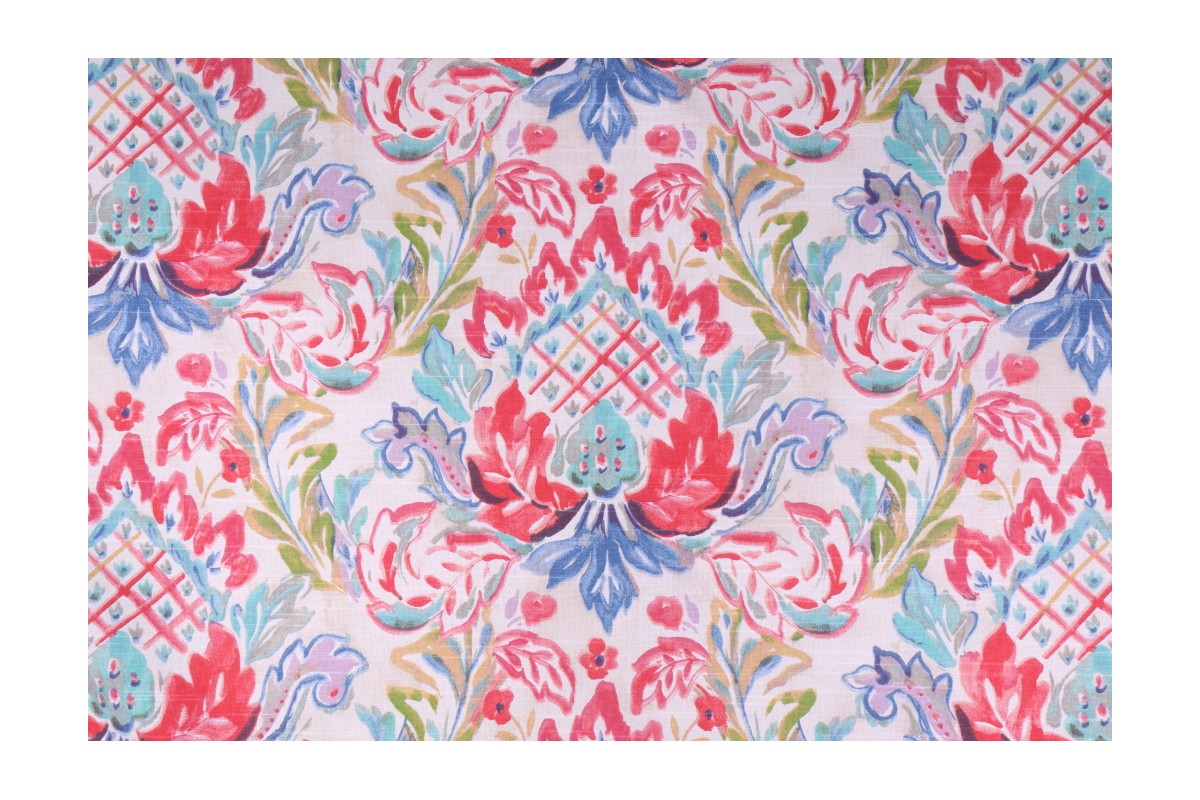 Kelly Ripa Home Flying Colors Printed Cotton Drapery Fabric in Confetti