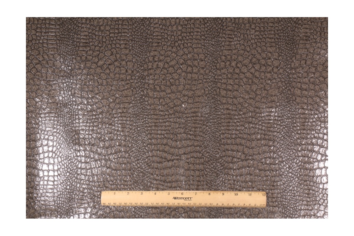 Richloom Kooba Embossed Vinyl Upholstery Fabric in Graphite
