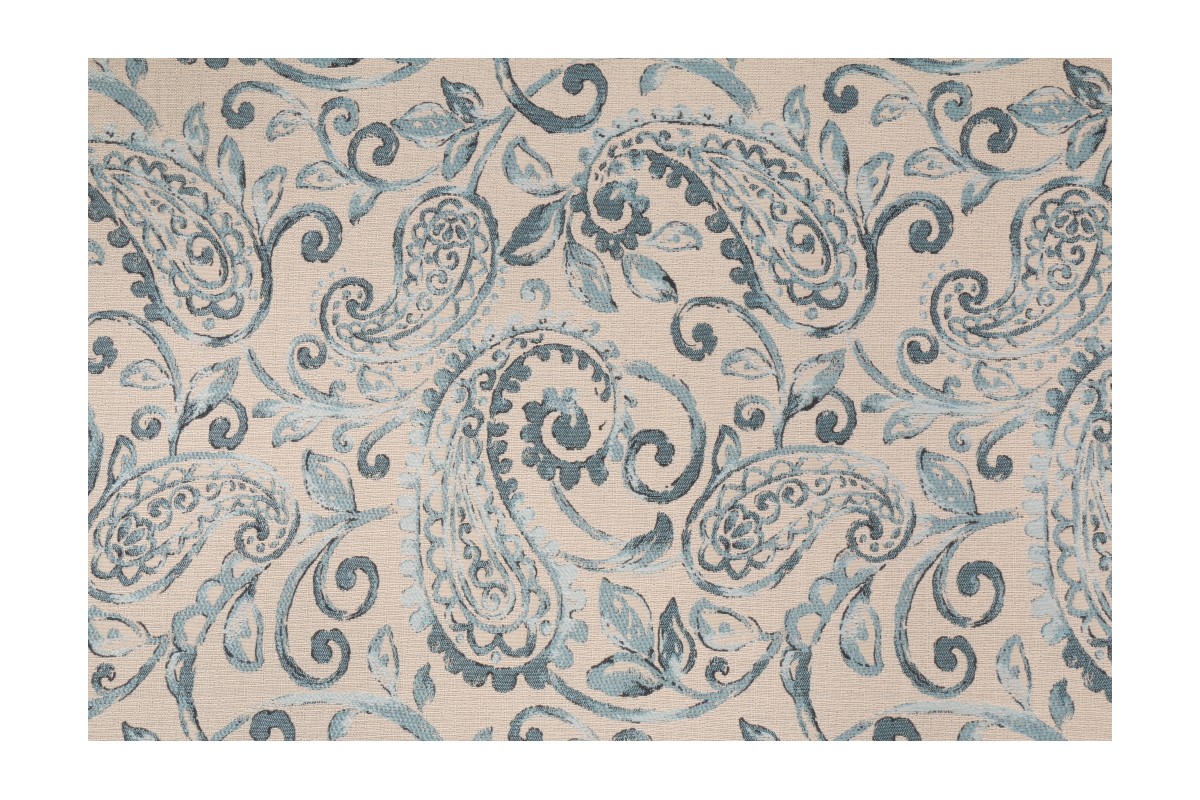 4.6 Yards Golding Molly Tapestry Upholstery Fabric in Aqua