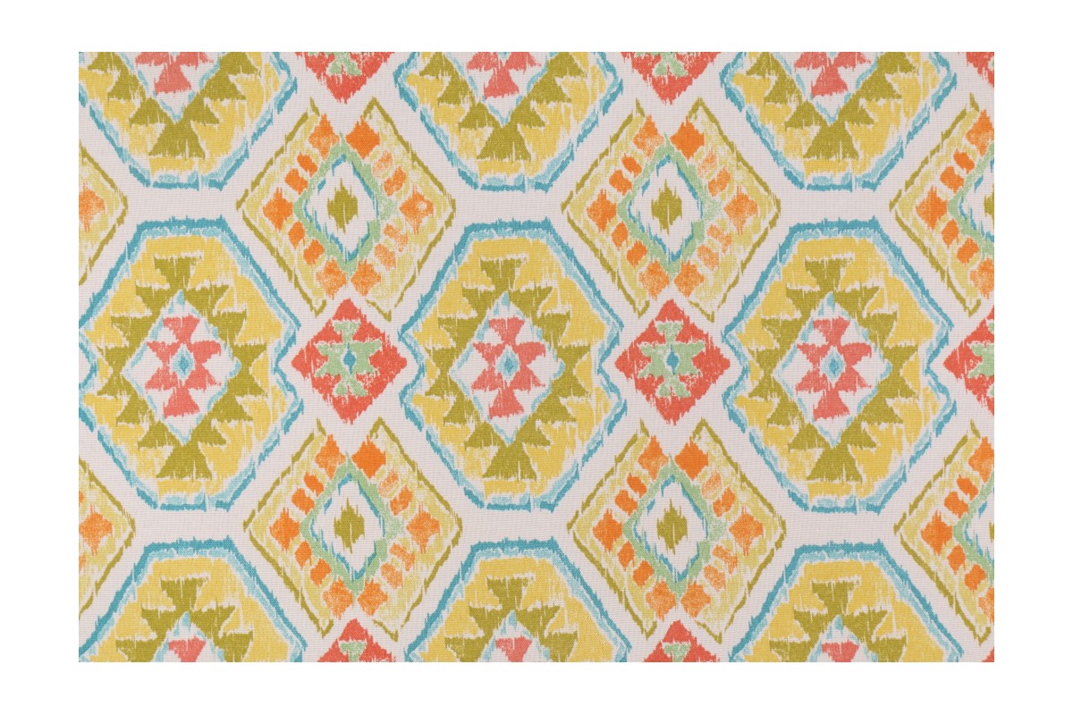 Mill Creek Eresha Printed Poly Outdoor Fabric in Sunbright