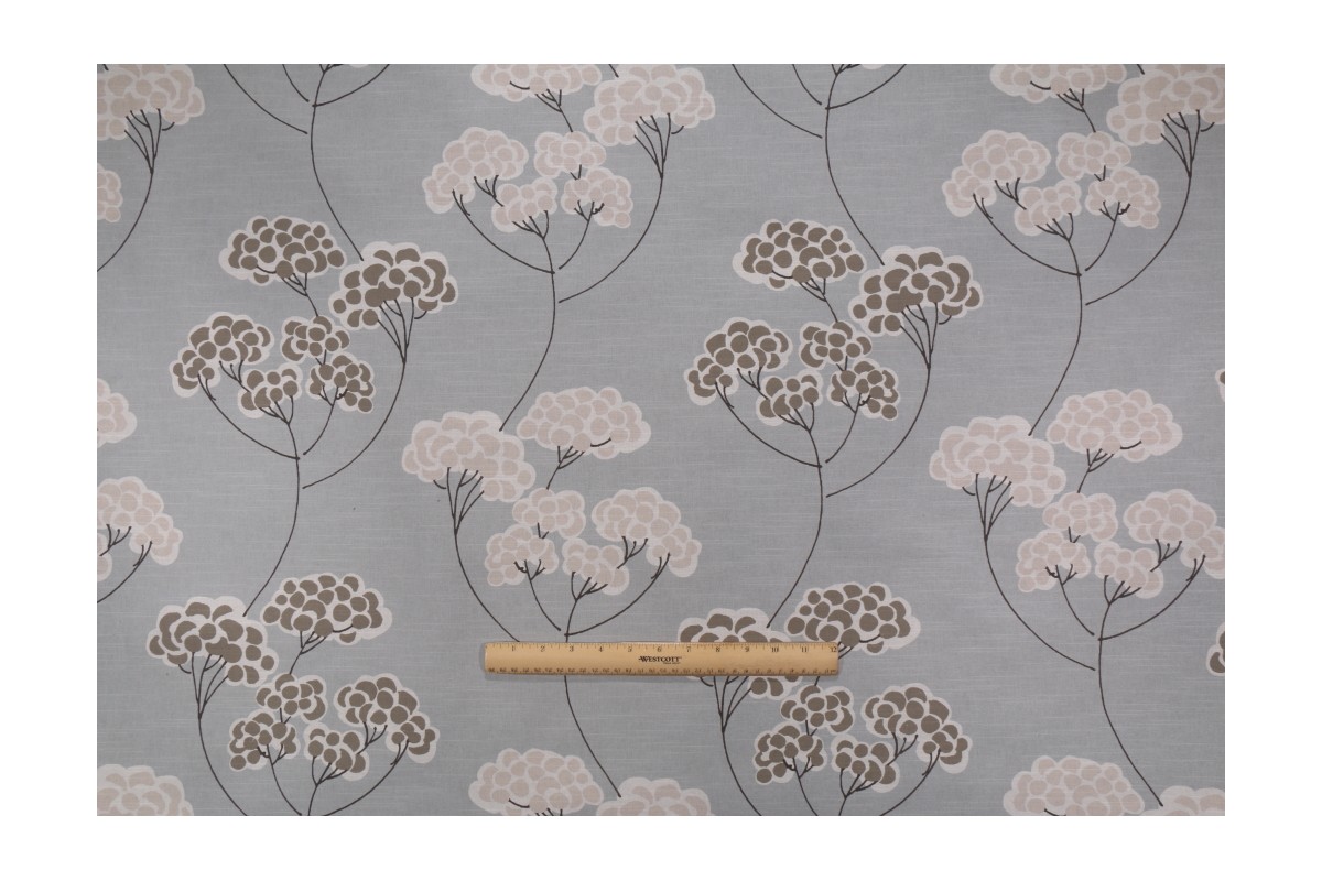Vilber Floral Spanish Printed Drapery Fabric in Spa