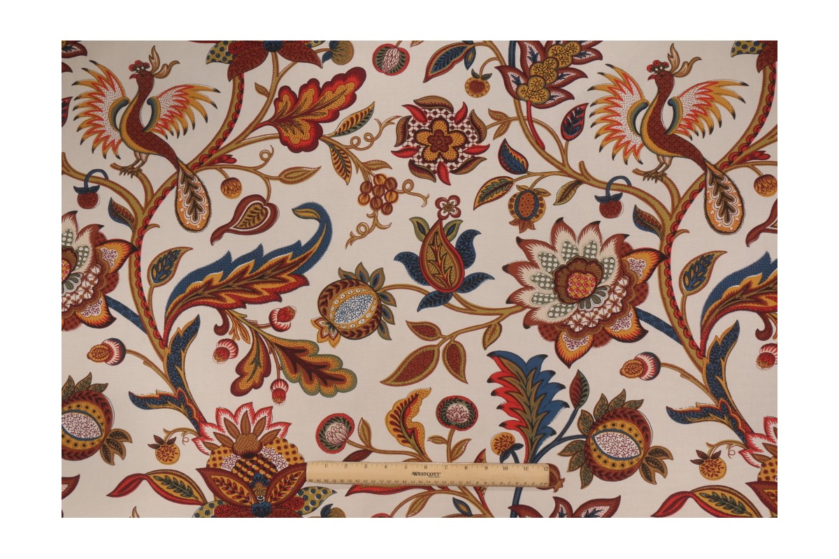 Kaufmann Printed Cotton Drapery Fabric in Multi