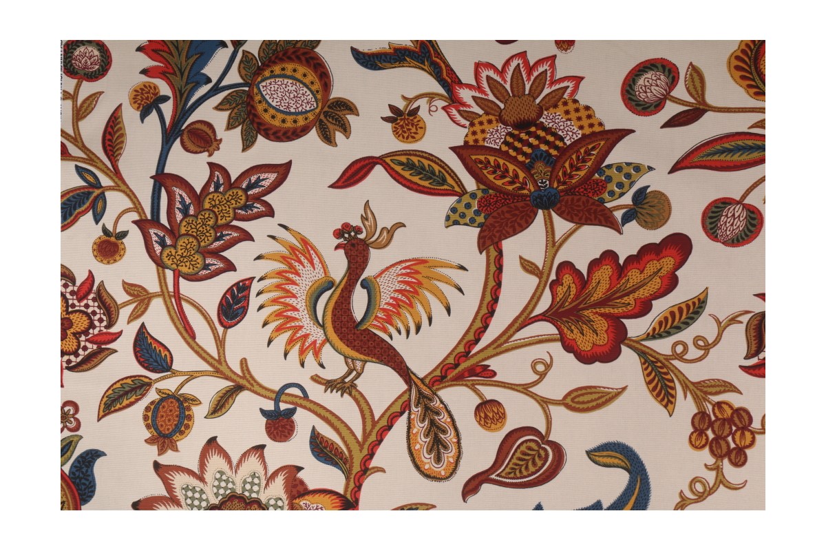 Kaufmann Printed Cotton Drapery Fabric in Multi
