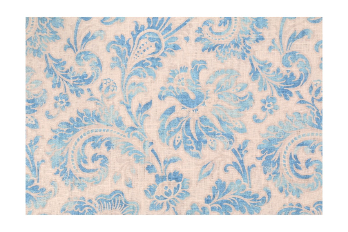 Mill Creek Raymond Waites Boxtree Printed Linen Blend Drapery Fabric in ...