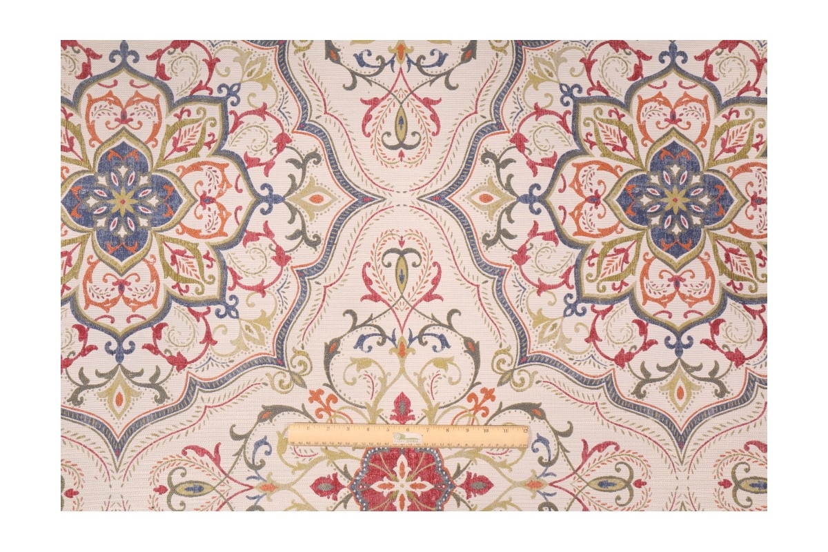 Hamilton Artisinal Tapestry Upholstery Fabric in Multi