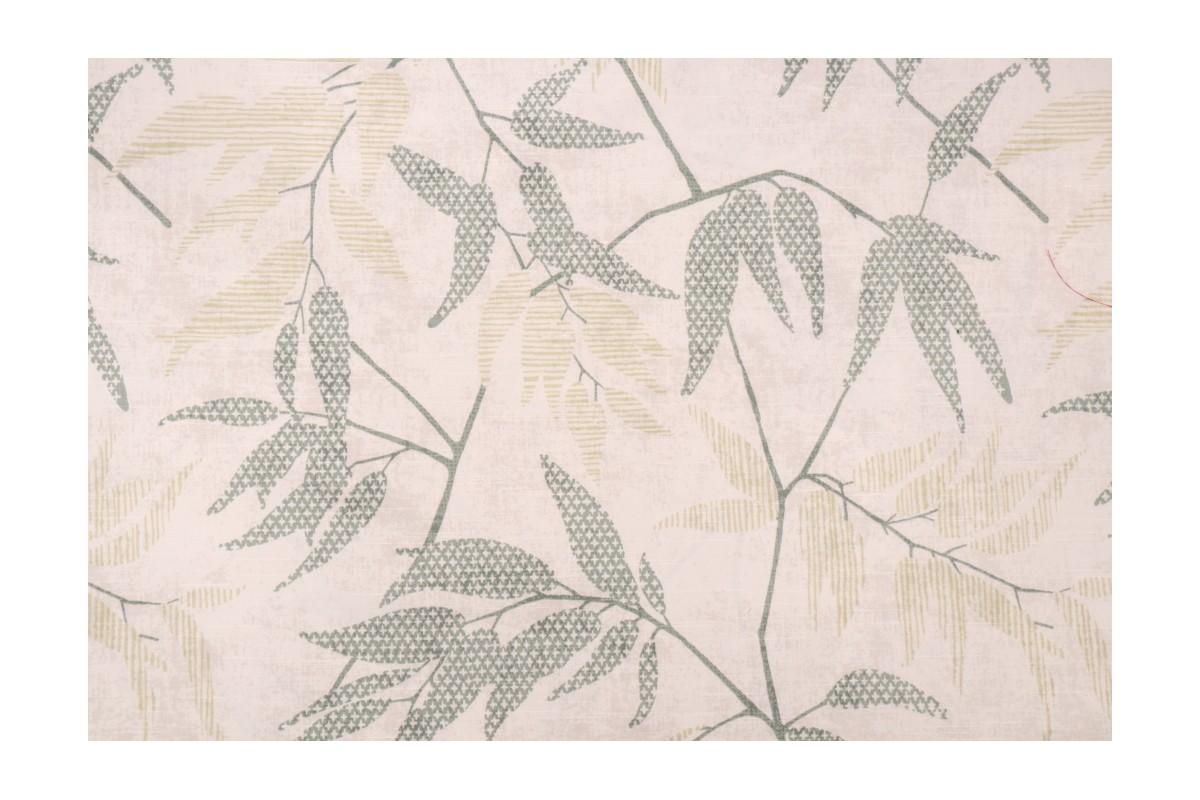 Robert Allen Enclave Printed Cotton Drapery Fabric in Grassland