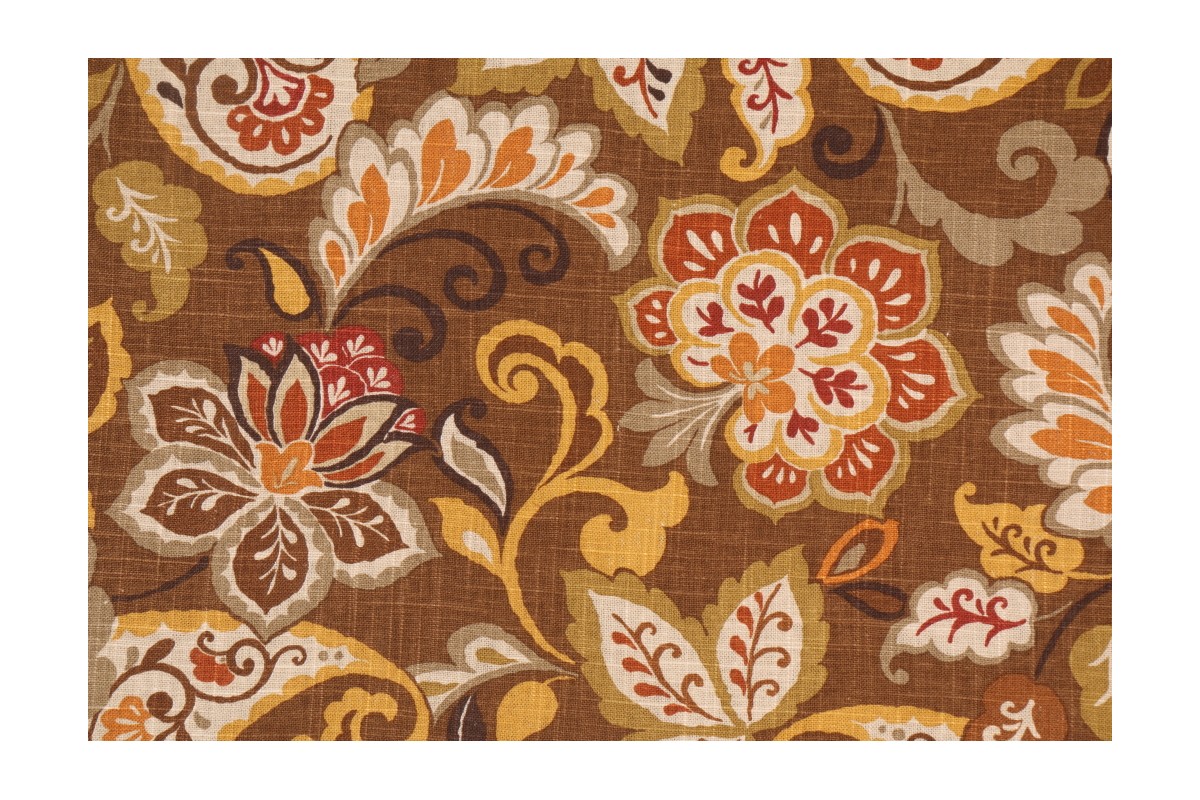 Mill Creek Raymond Waites Jali Cliffside Printed Linen Blend Drapery ...