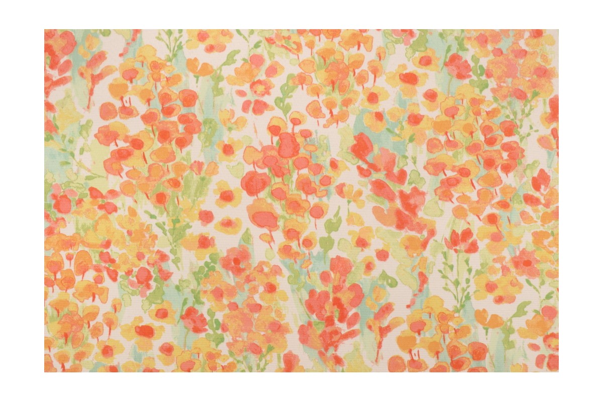 PK Lifestyles Painter's Garden Printed Polyester Outdoor Fabric in Nectar