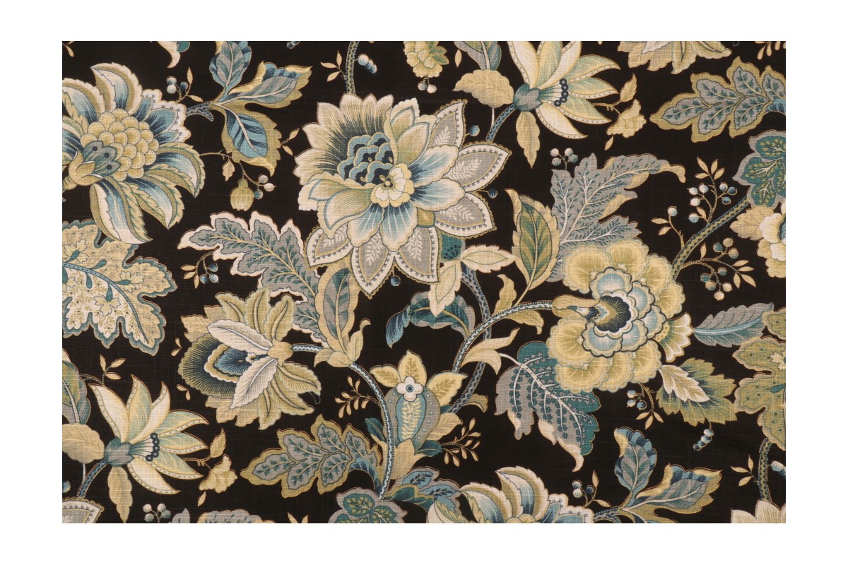 Mill Creek Venezla-Cliffside Printed Linen Blend Drapery Fabric in ...