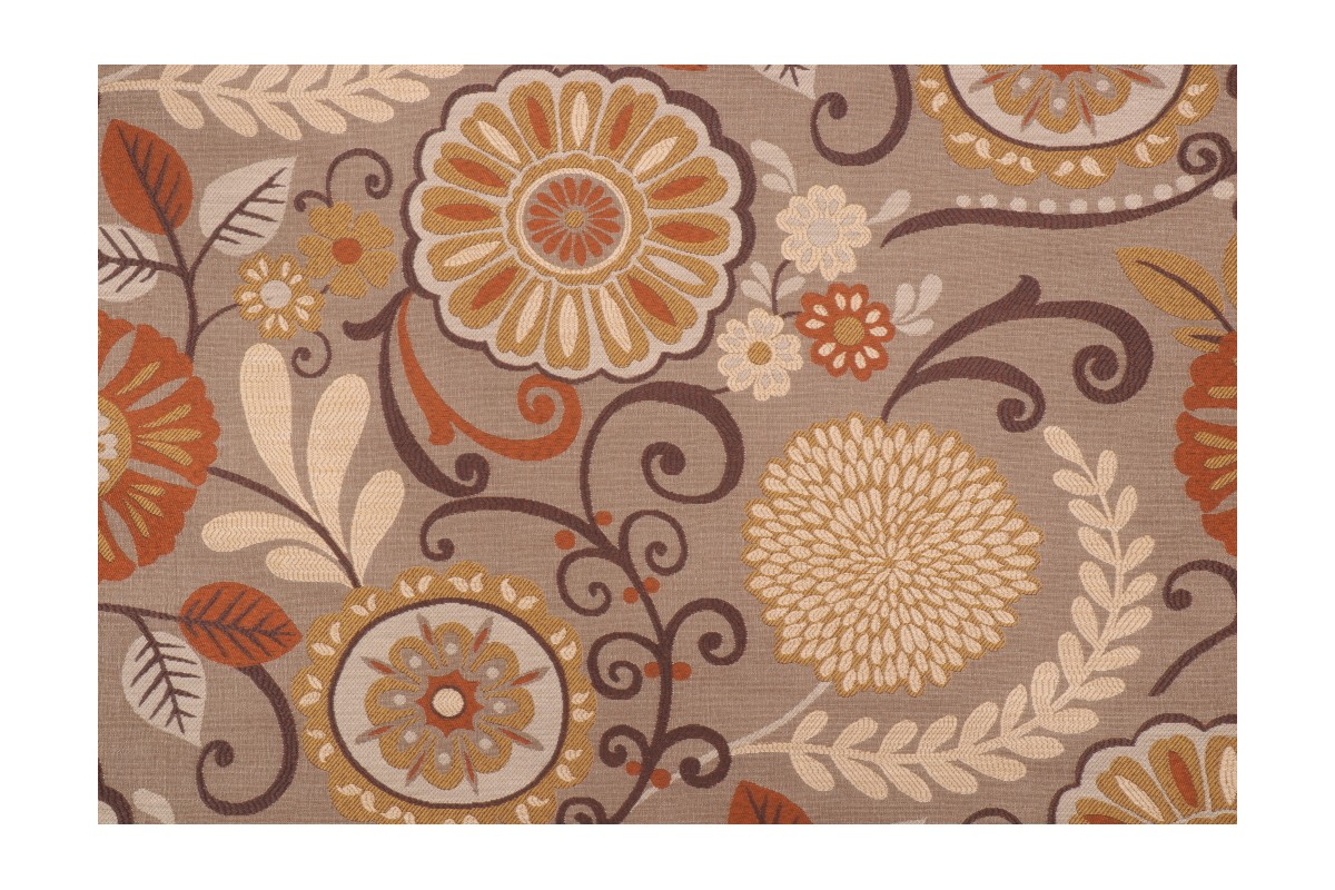 Richloom Karina Tapestry Upholstery Fabric in Espresso