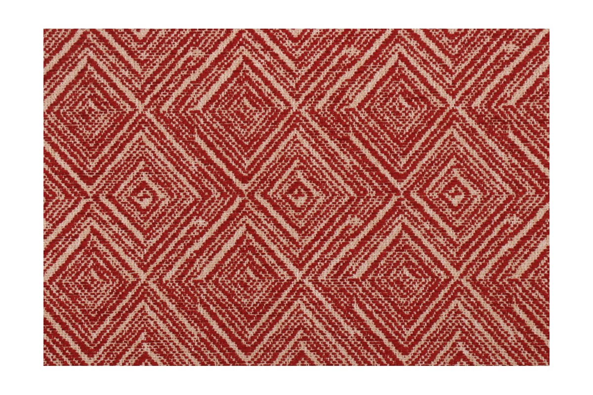 Crypton Sienna High Performance Woven Chenille Upholstery Fabric in Red