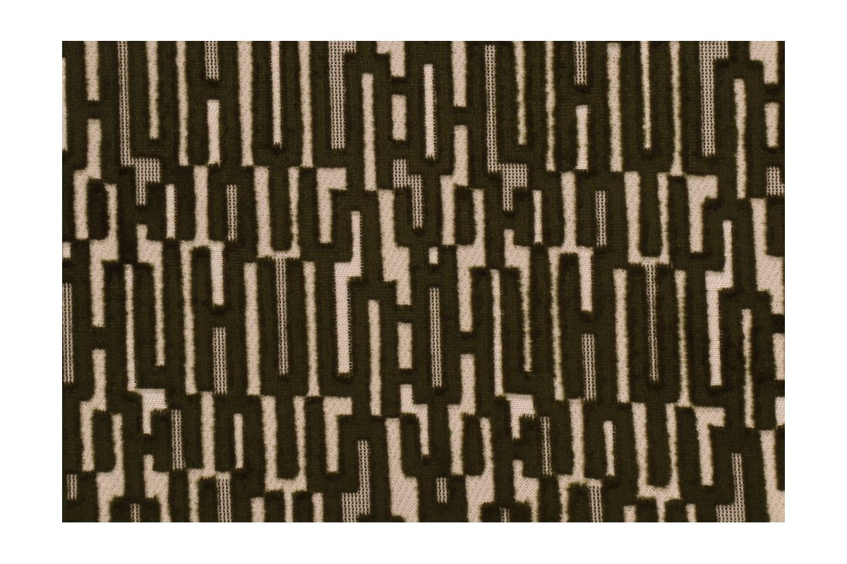 Crypton Lublin High Performance Velvet Chenille Upholstery Fabric in Moss