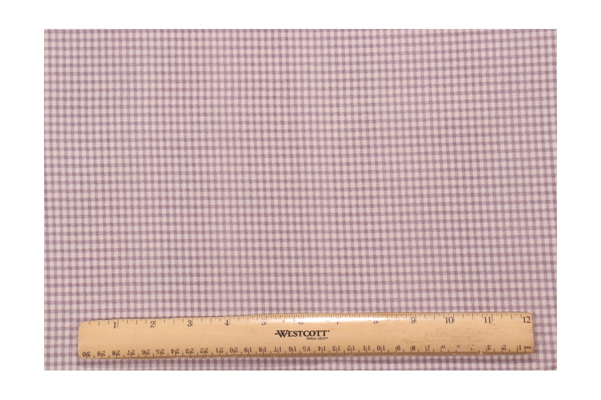 1.75 Yards Robert Allen Crosswell Printed Cotton Drapery Fabric in Heather