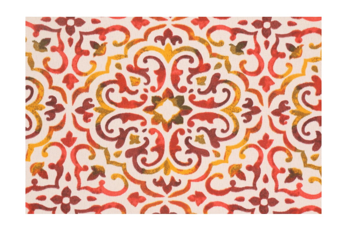 Richloom Solarium Reina Printed Polyester Outdoor Fabric in Sunset
