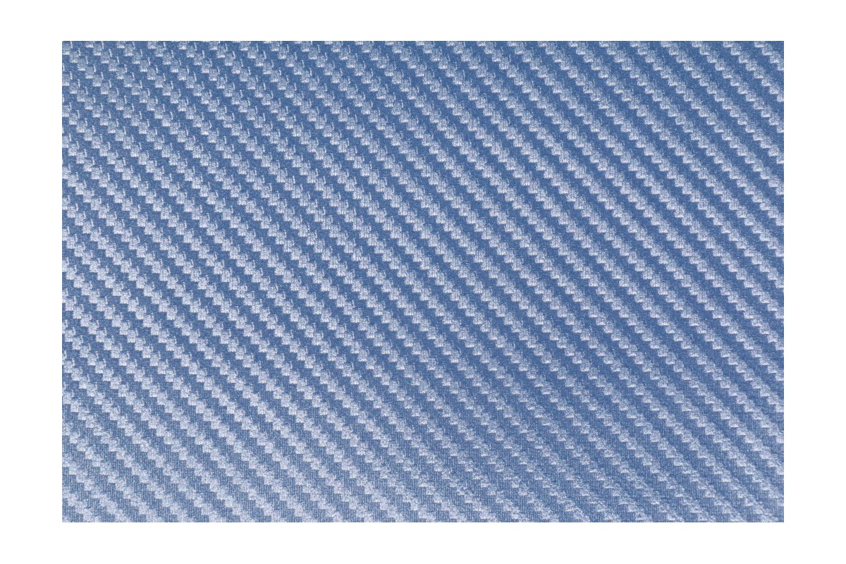 Marine Vinyl - Carbon Fibre Outdoor Fabric in Pacific Blue