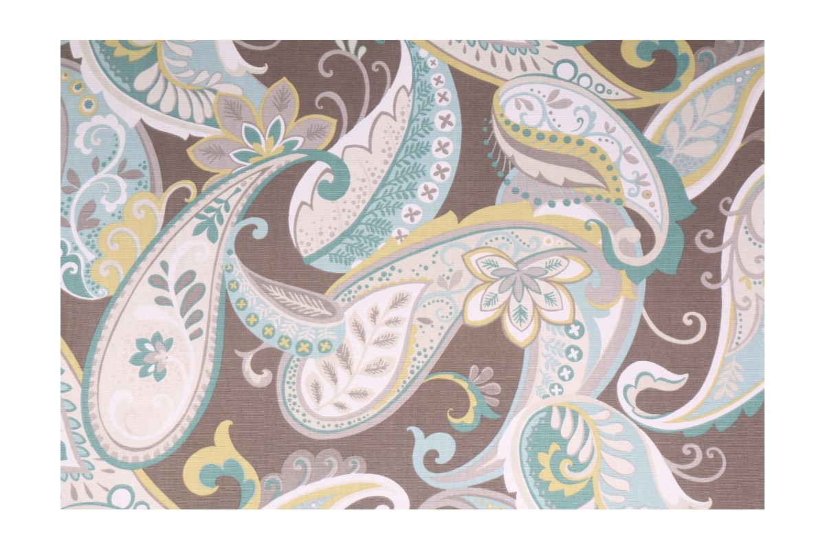Covington Whimsey Printed Cotton Drapery Fabric in Stratosphere
